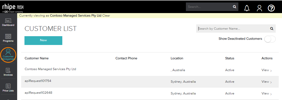 Prism Api Generate Client Credentials Operations Apac Knowledge