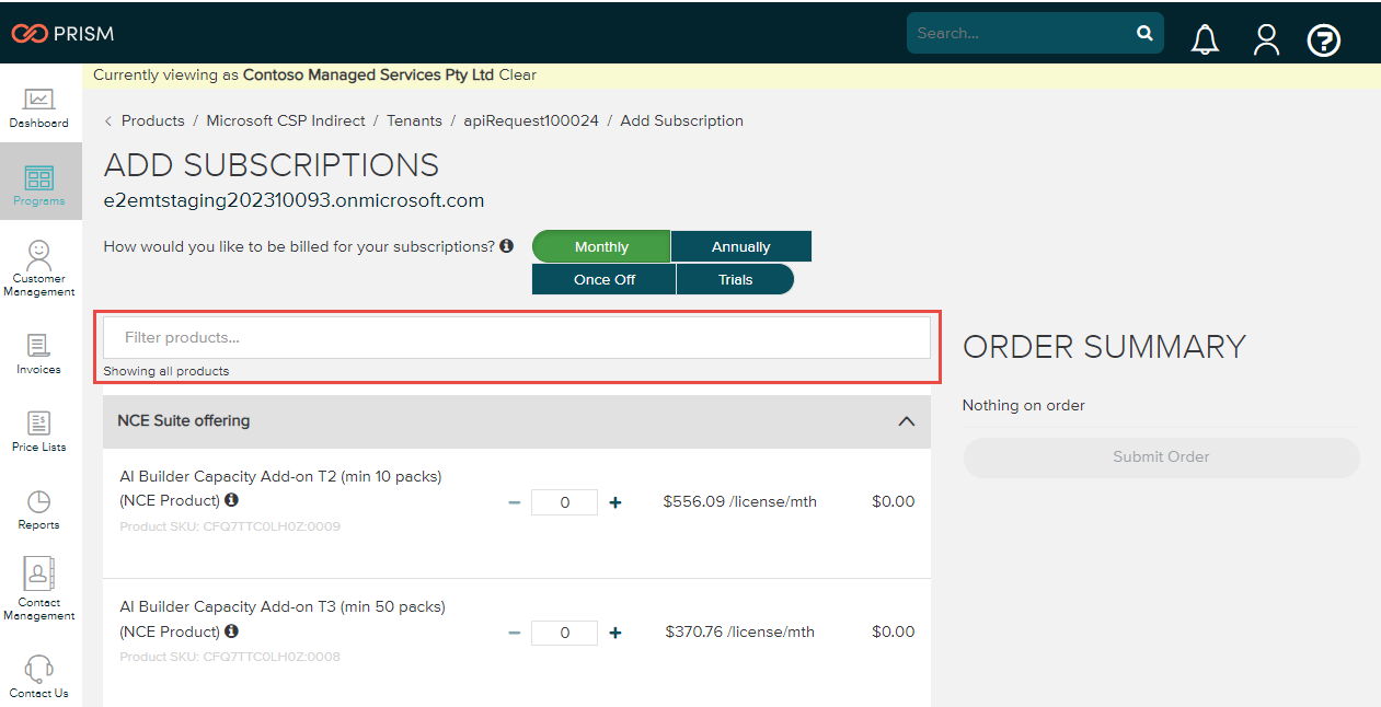 Trials (Microsoft CSP ) Overview – Operations - APAC - Knowledge Base