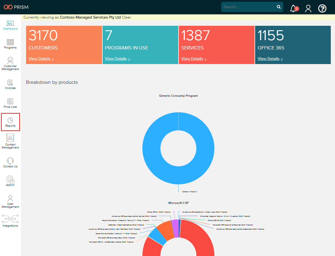 How To Access Azure Usage Reporting In Prism Operations Apac Knowledge Base