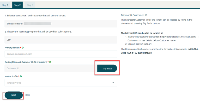 Adding new and existing tenant in Cloud iQ - Indirect – Operations - APAC - Knowledge Base