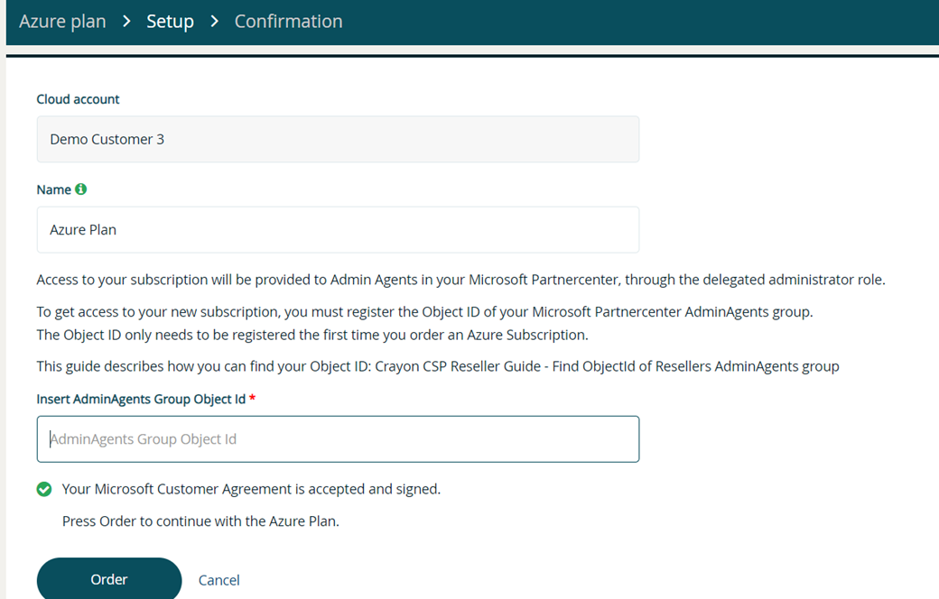 Azure Plan and Azure Plan Reservations provisioning - Indirect ...