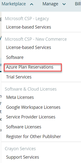 Azure Plan and Azure Plan Reservations provisioning - Indirect ...
