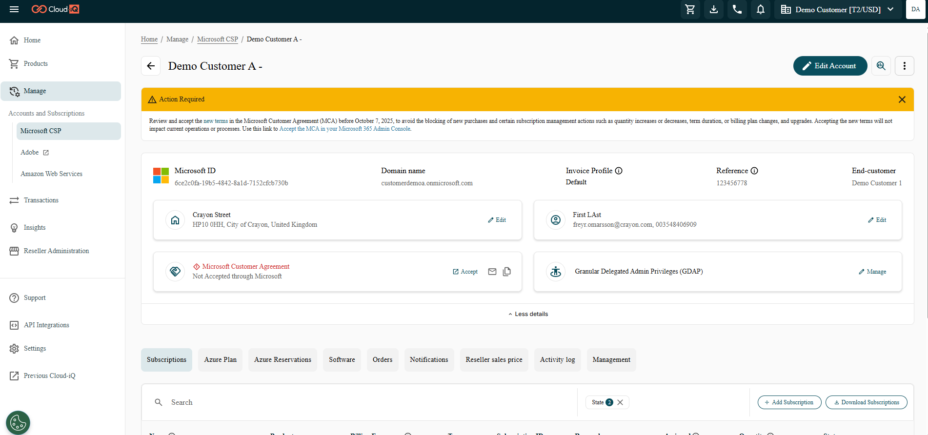 Microsoft Customer Agreement (MCA) Reacceptance – Operations - APAC ...