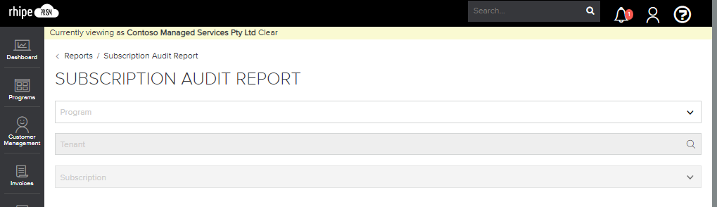 Audit Reports in PRISM – Operations - APAC - Knowledge Base