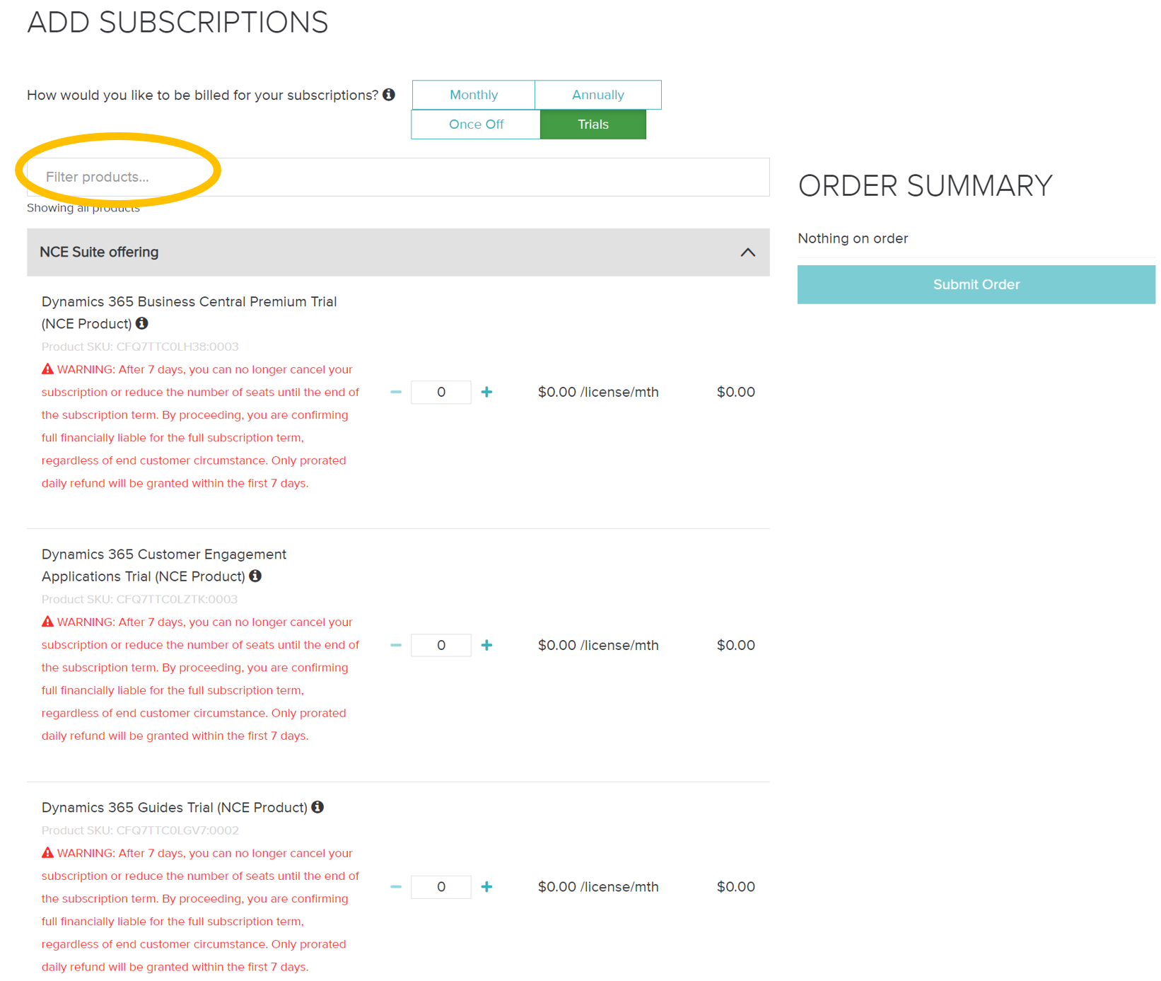 Trials (Microsoft CSP ) Overview – Operations - APAC - Knowledge Base